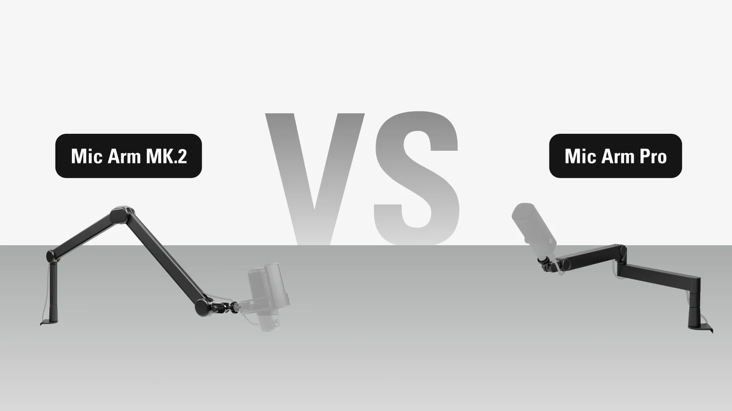 Wave Mic Arm MK.2 vs Mic Arm Pro: What’s the difference | Elgato